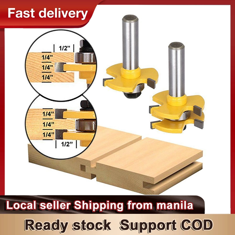 Tongue and Groove Set,Router Bit Set,Wood Door Flooring 3 Teeth ...