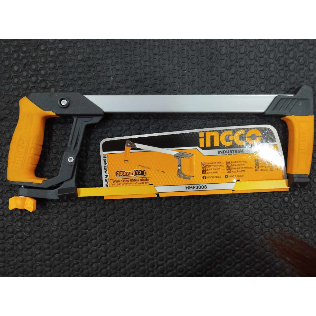 Ingco 12" Hacksaw Frame 300mm HHF3008 HT-BINAN | Shopee Philippines