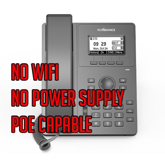 IP Phone Wifi SIP FlyingVoice FIP10P POE/ Wired P10P | Shopee Philippines