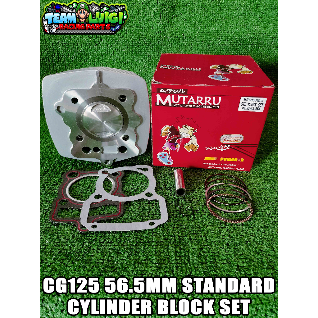 MUTARRU CYLINDER BLOCK SET FOR HONDA CG 125 56MM STANDARD | Shopee ...