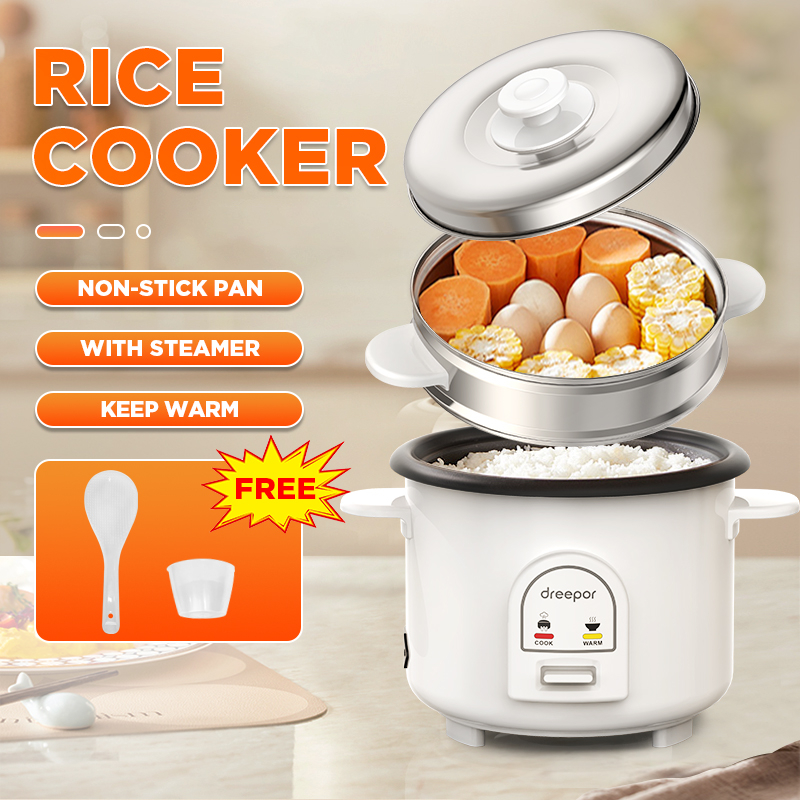 Dreepor Rice Cooker With Steamer Multi Cooker Large Capacity Electric ...