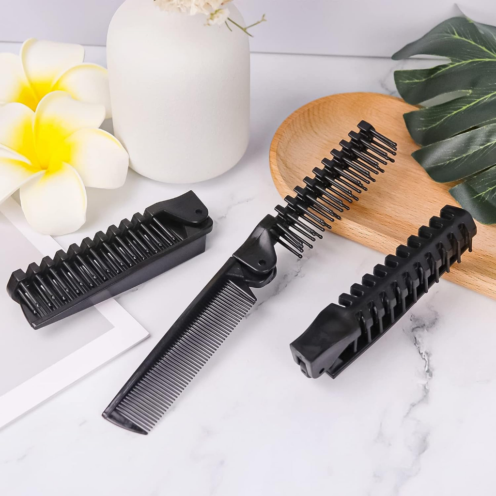 1 Pcs Of Portable Travel Hair Comb Brush Foldable Massage Hair Comb ...