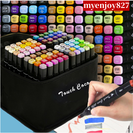 Touch Markers Pens 24/48/80/120Colors Dual Tip Alcohol Markers Set ...