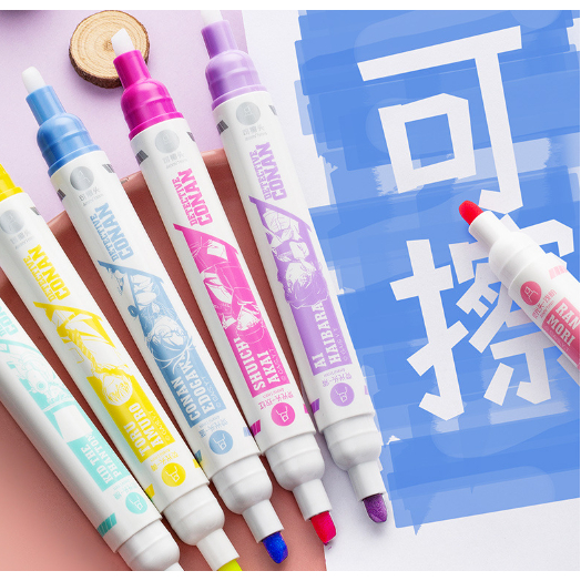 Conan series Color HIGHLIGHTER Cute Refreshing Art Marker Graffiti ...