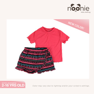 Noonie - Girls Set (2-12Y) - Blouse with Skort Skirt Shorts Ruffles ...