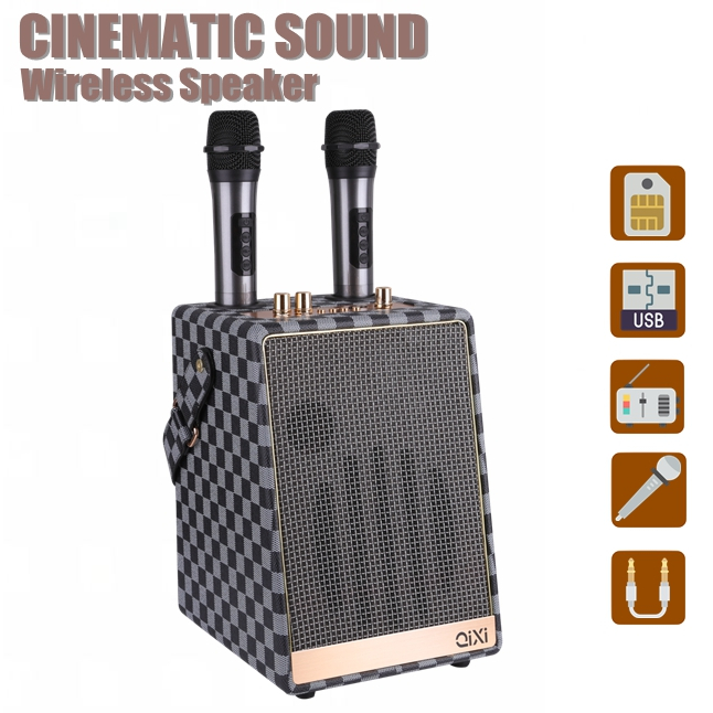 Sunsonic Sk-2050 Deep Sound Wireless Bluetooth Karaoke Speaker With ...