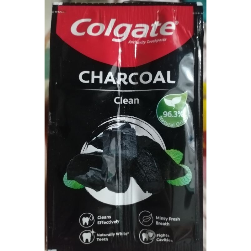 Colgate charcoal clean toothpaste 20g 6sachets | Shopee Philippines