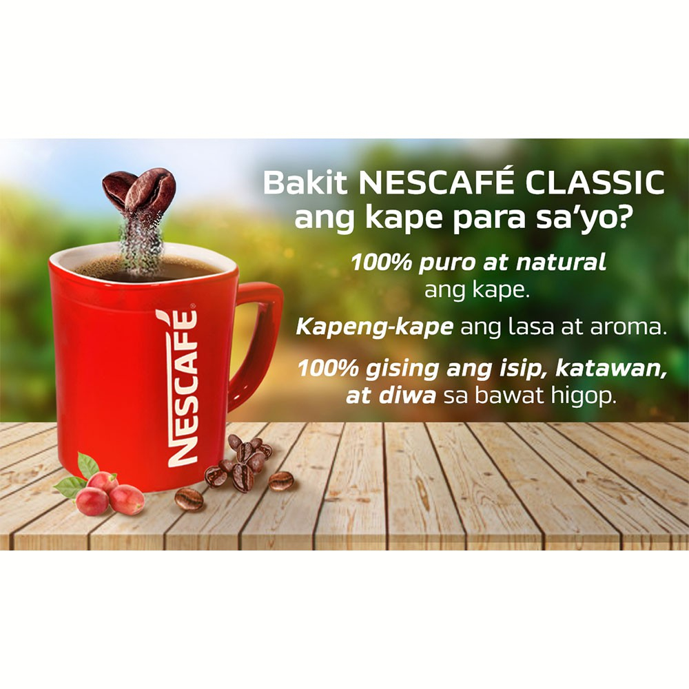 Nescafe Classic Instant Coffee Sticks 1.9g - Pack of 48 Sticks | Shopee ...