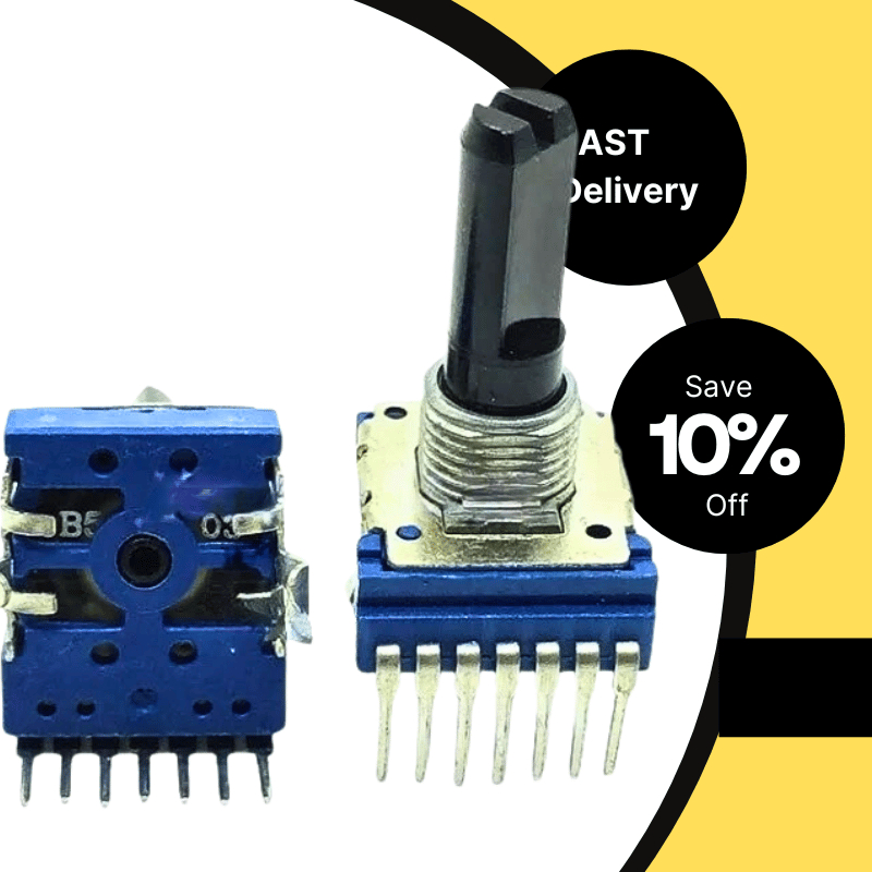 7 - Pin Dual Channel Audio Mixer Potentiometer 503 B10k Pin Dual ...