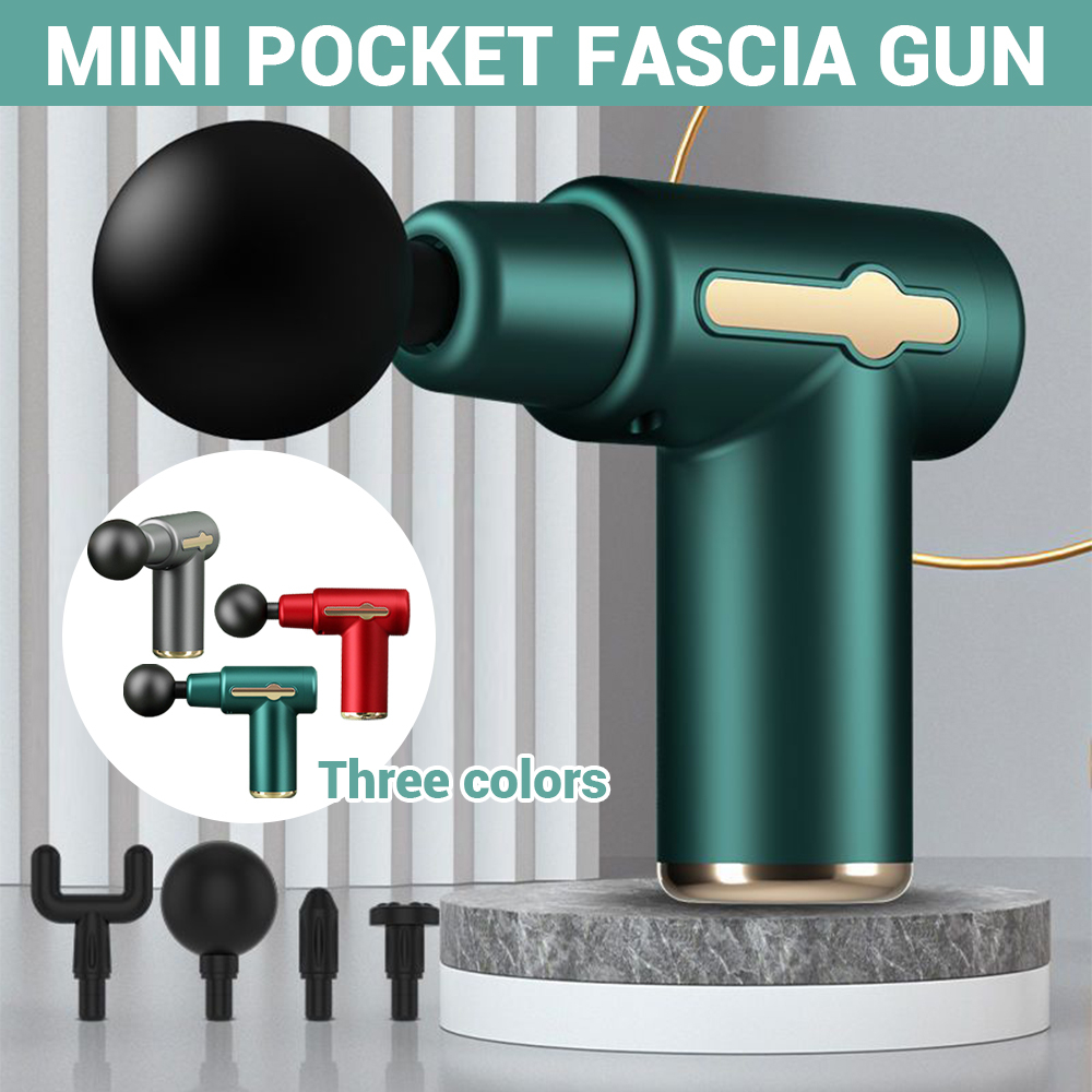4 Massage Heads Massage Gun Muscle Pain Relief Muscle Relaxation ...
