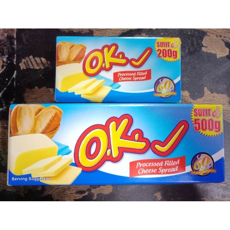 O.K FILLED CHEESE 200g and 500g | Shopee Philippines