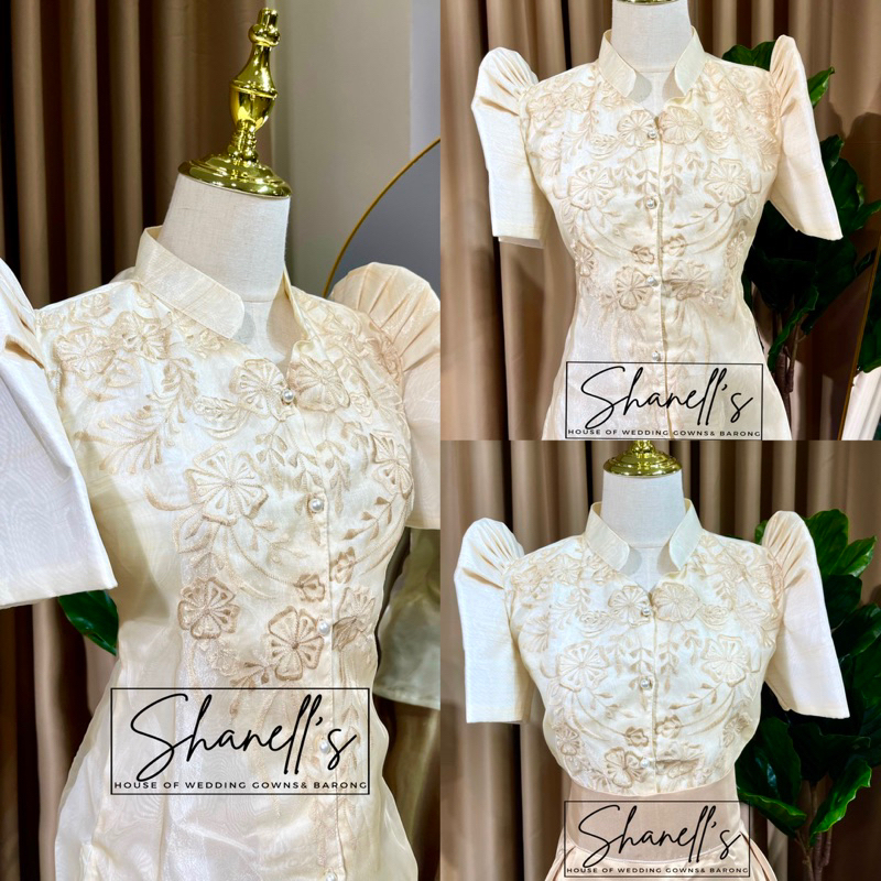 Filipiñiana Blouse , Skirt or Terno | Shopee Philippines