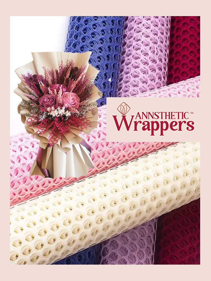 1 Roll Korean Round Mesh Bouquet Floral Wrapper | Shopee Philippines