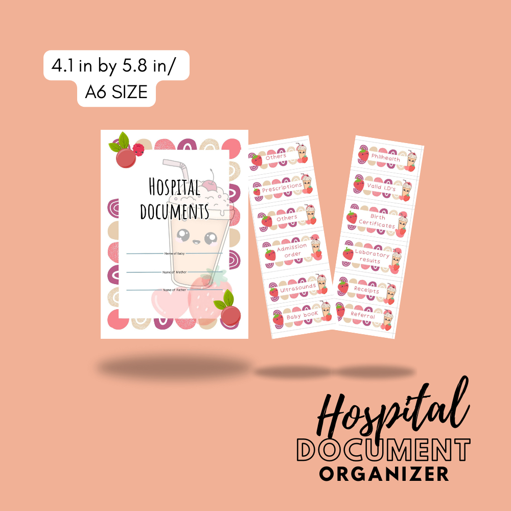 baby, mommy and hospital document essential sticker labels | Shopee ...