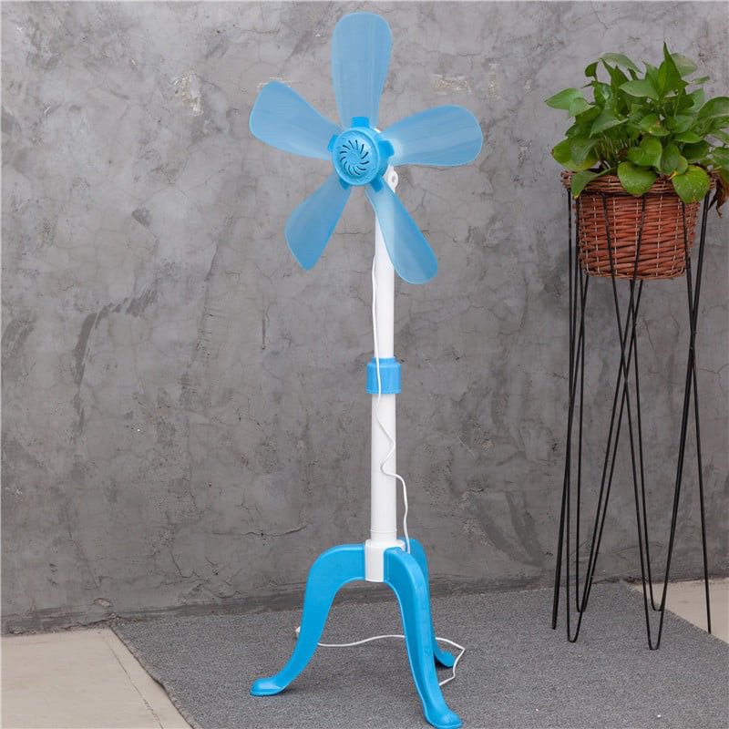 5Blades Stand Fan Portable Floor Fan Foldable Stand Fan Electric Fan ...