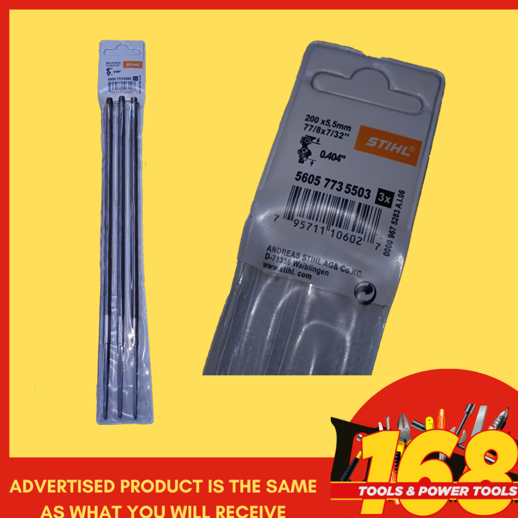 STIHL 5.5 CHAINSAW CHAIN FILE( per pack & per box ) | Shopee Philippines