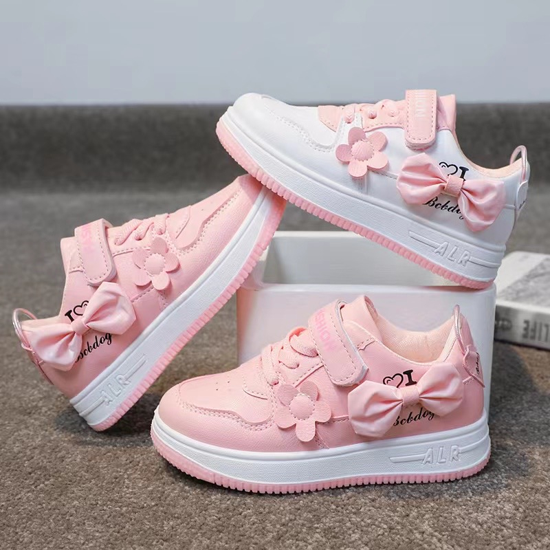 New fashion girls white shoes non slip casual travel sneakers for 3 ...