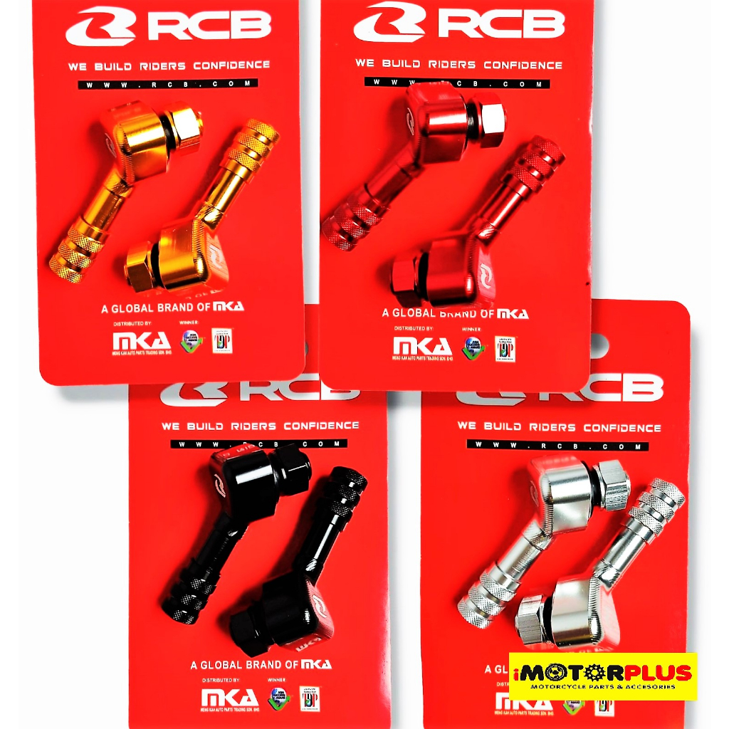 RCB AIR VALVE STEM 8mm [TANK] SILVER/BLACK/GOLD/RED | Shopee Philippines