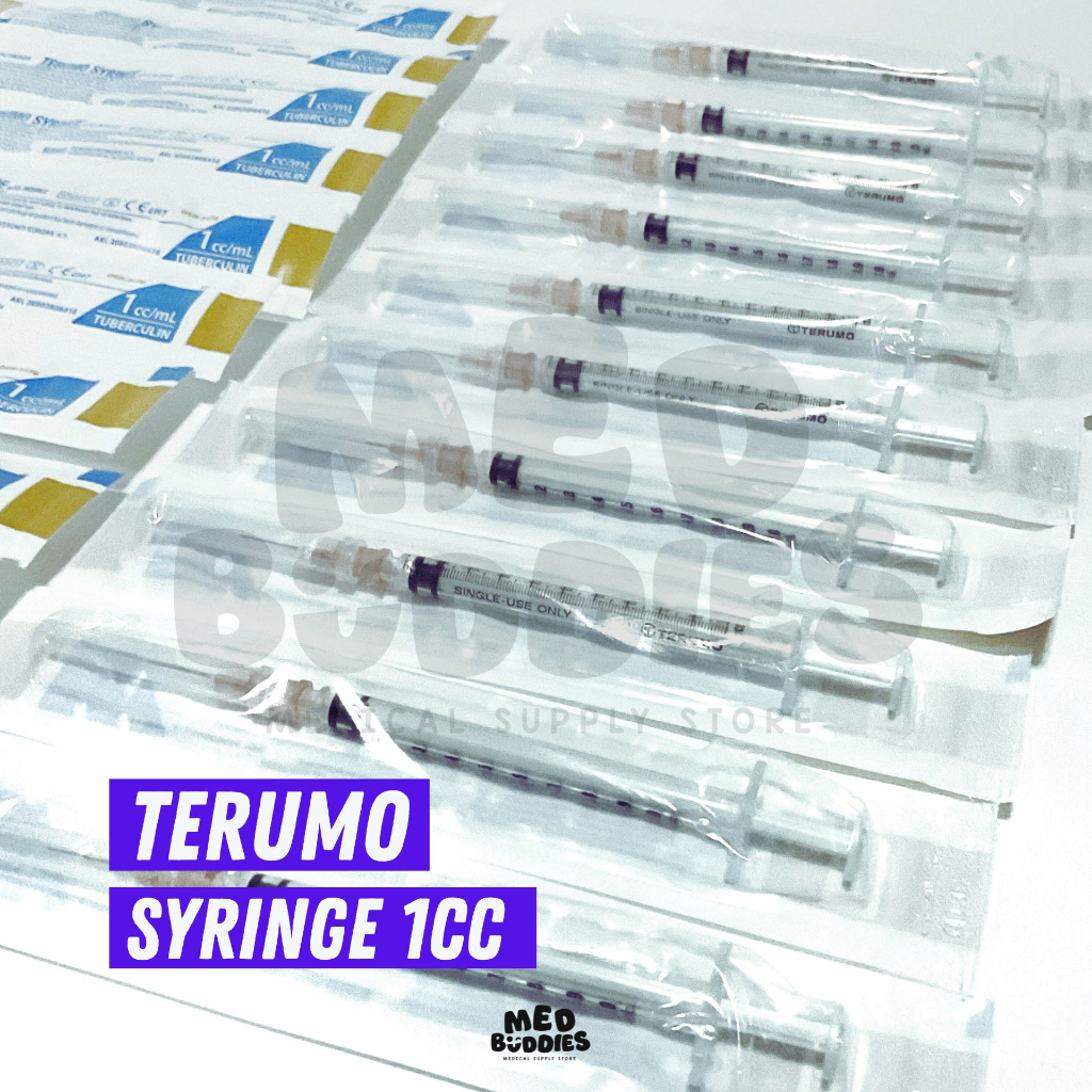 TERUMO Syringe 1cc / Tuberculin (50s / 100s) | Shopee Philippines