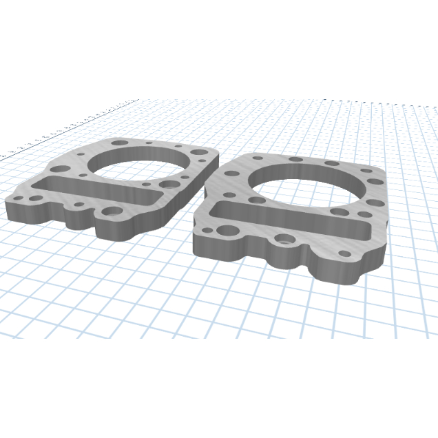 Aura/Fury to Wave/XRM 125 Block/Head Conversion Plate | Shopee Philippines