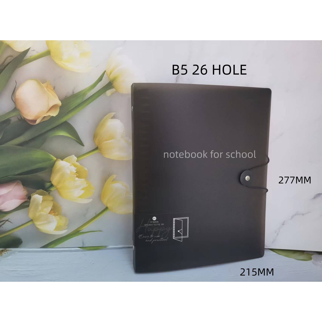 A5/B5 Loose Leaf Refill Binder Notebook Replacable Metal Ring Writing ...