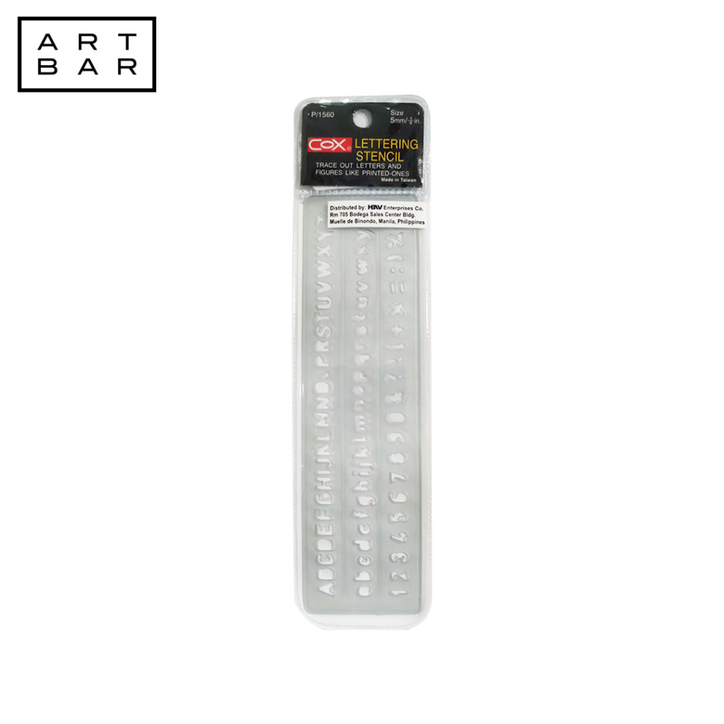 Cox Lettering Guide P1560 1/4 - Art Bar | Shopee Philippines