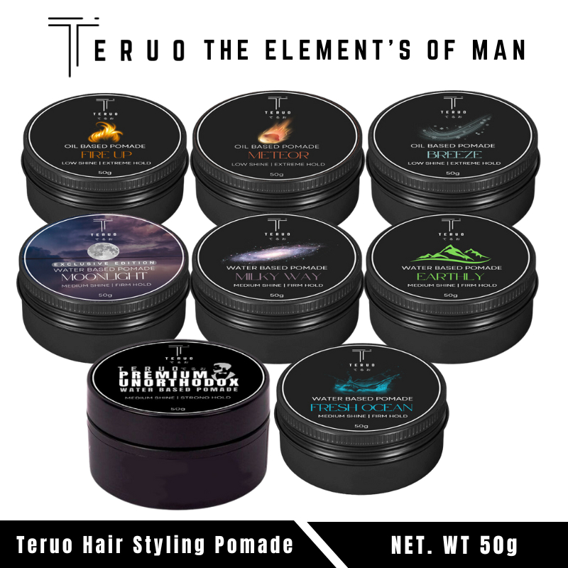 TERUO 50g Hair Pomade | Water-Based, Oil-Based or Unorthodox Pomade ...