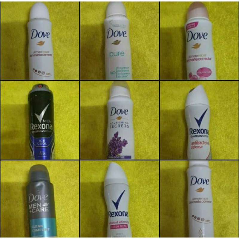 Deo-Spray Rexona/Dove (70ml-150ml-200ml) | Shopee Philippines