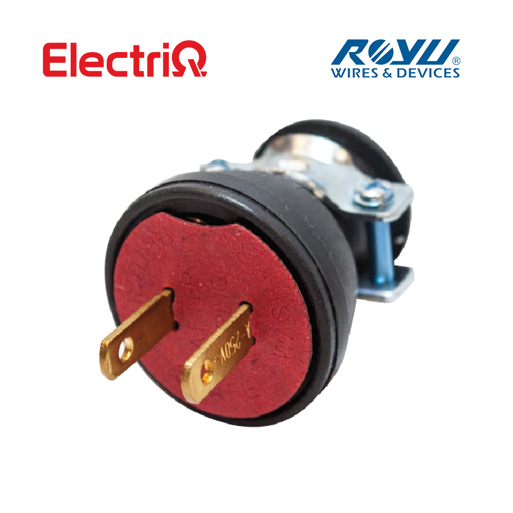 Electriq l Royu Electrical Heavy Duty Regular Rubber Plug 10A/15A ...