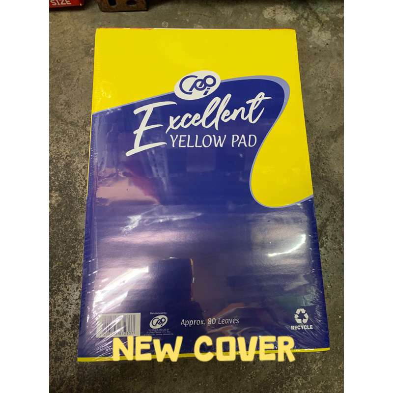 10 Pads Excellent Yellow Pad 80 Leaves | Shopee Philippines
