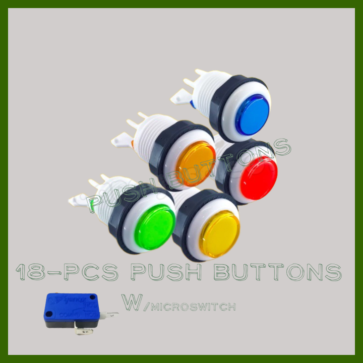 AMK SET OF 18 Push Buttons with Micro Switch for Videoke Set | Shopee ...