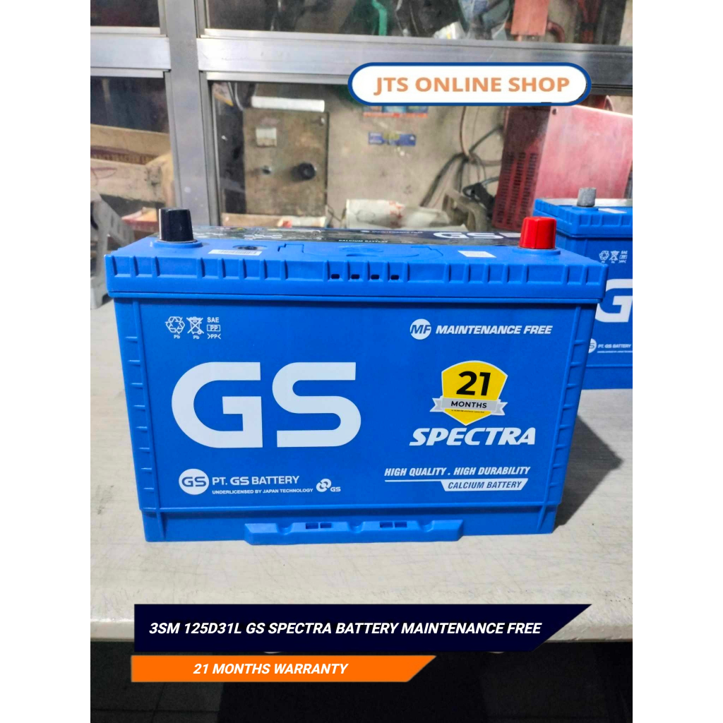 3SM 125D31L GS SPECTRA BATTERY MAINTENANCE FREE | Shopee Philippines