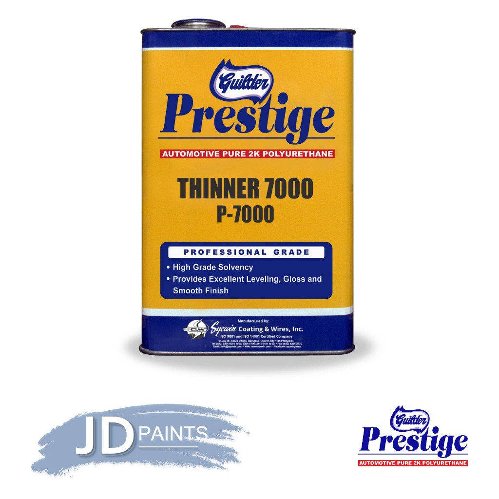 Guilder Prestige Automotive Pure 2K PolyUrethane Thinner 4L | Shopee Philippines