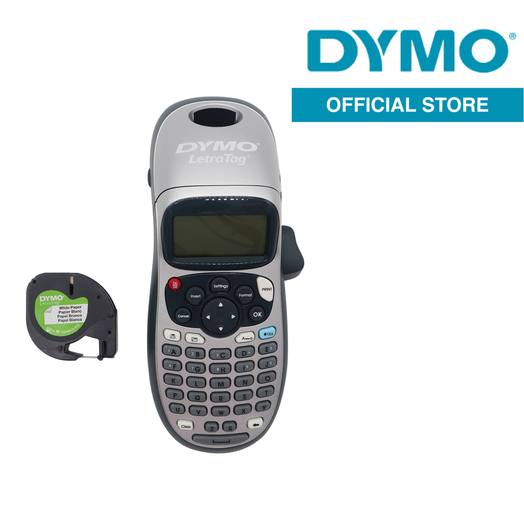 DYMO LetraTag® Handheld Label Machine | includes 1pc Dymo Label Tape ...