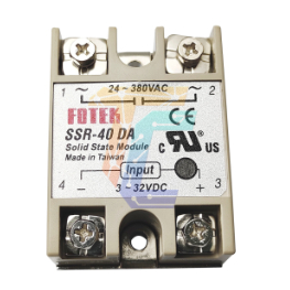 Solid State Relay SSR-40DA 40A AC Relay 3-32V TO 24-380VAC AC SSR SSR ...