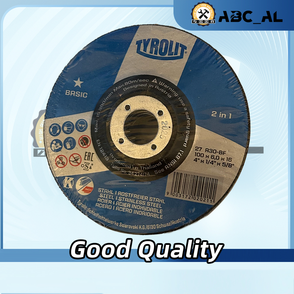 LOW PRICE --- PER BOX /(10PCS) Tyrolit 4'' Grinding Discs 100x6x16mm ...