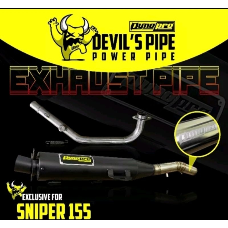 DYNOPRO POWER PIPE FOR SNIPER 150 / Sniper 155 | Shopee Philippines