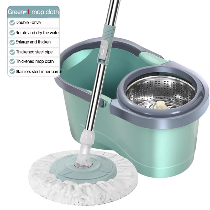 Spin Mop With Spinner and Bucket Magic Mop 360 Easy Rotating Mop ...