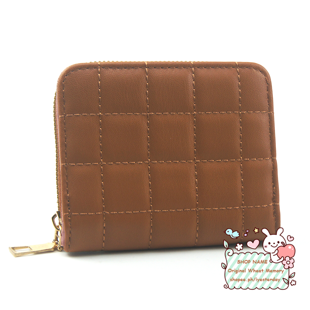 Korean Plain Design Fashion ladies 2in1 Mini Wallet Coin Wallet and ...