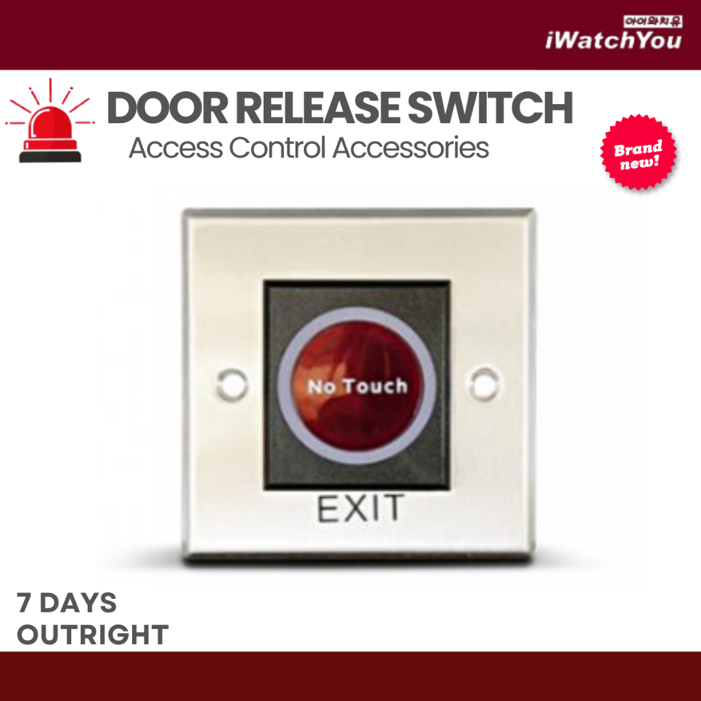 Door Release Switch for Access Control [Exit Button/No Touch type ...