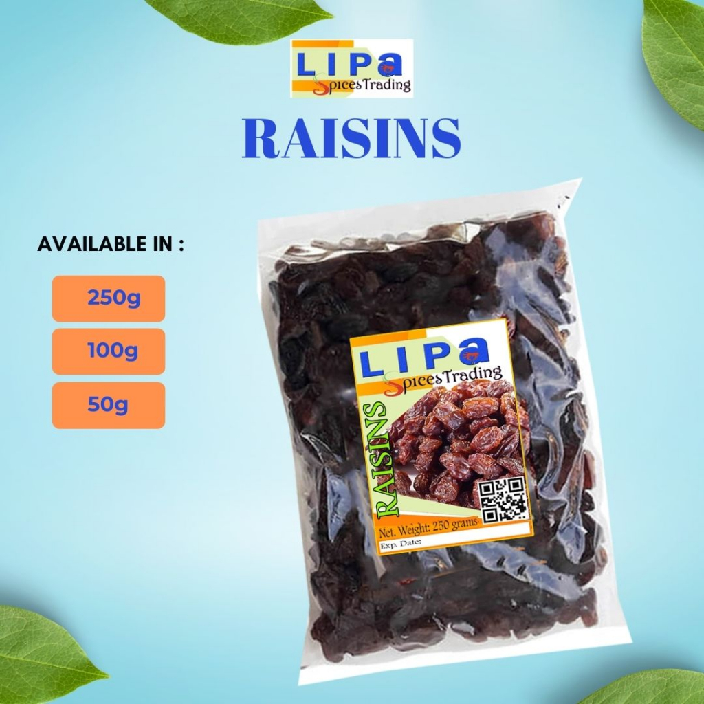 Lipa Spices Trading Raisins Pasas 250 Grams | 100 Grams | 50 Grams ...
