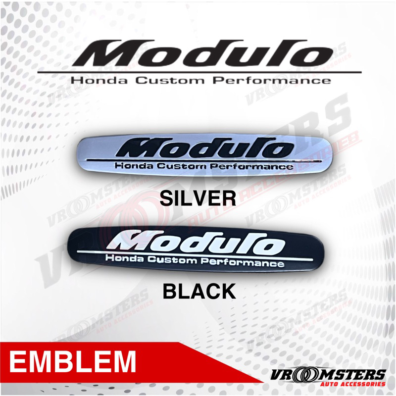 Modulo Badge Emblem #Vroomsters | Shopee Philippines