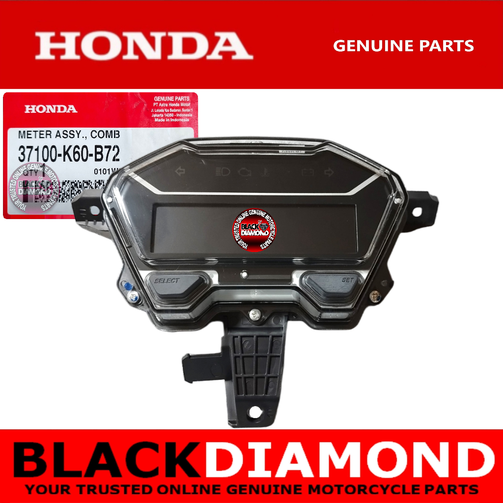 HONDA CLICK 125i (V2 & V3) | SPEEDOMETER ASSY COMBINATION (KPH) | PN ...