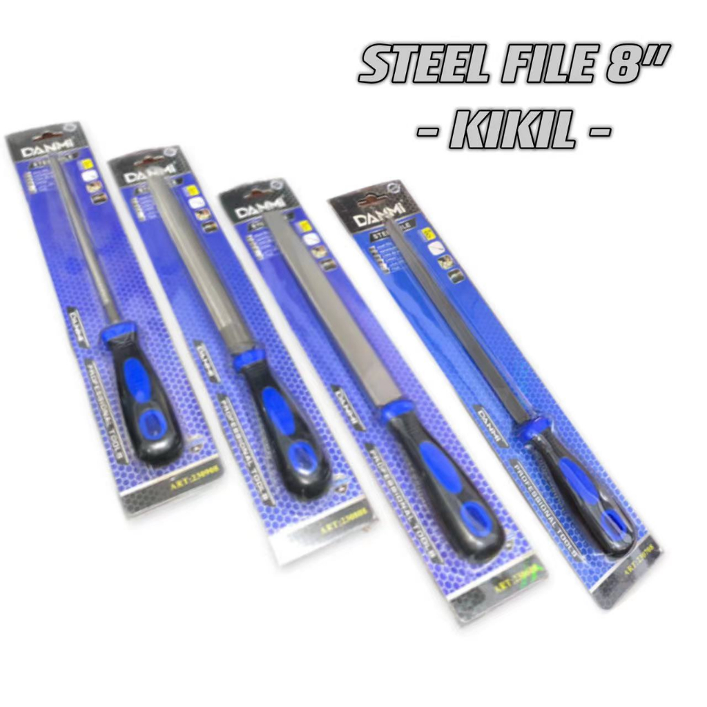 Steel File 8' Inch for Rough & Smooth (KIKIL) | Shopee Philippines