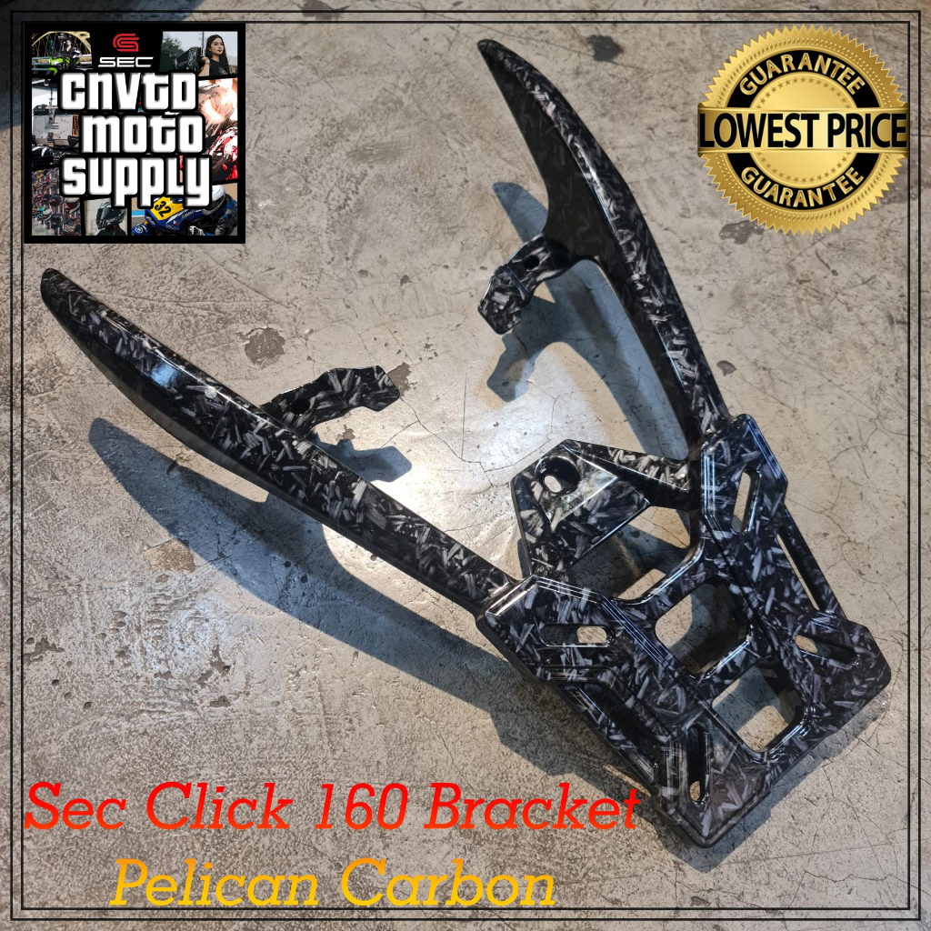 Original sec Click 160 alloy bracket pelican carbon finish (dsec-6036 ...