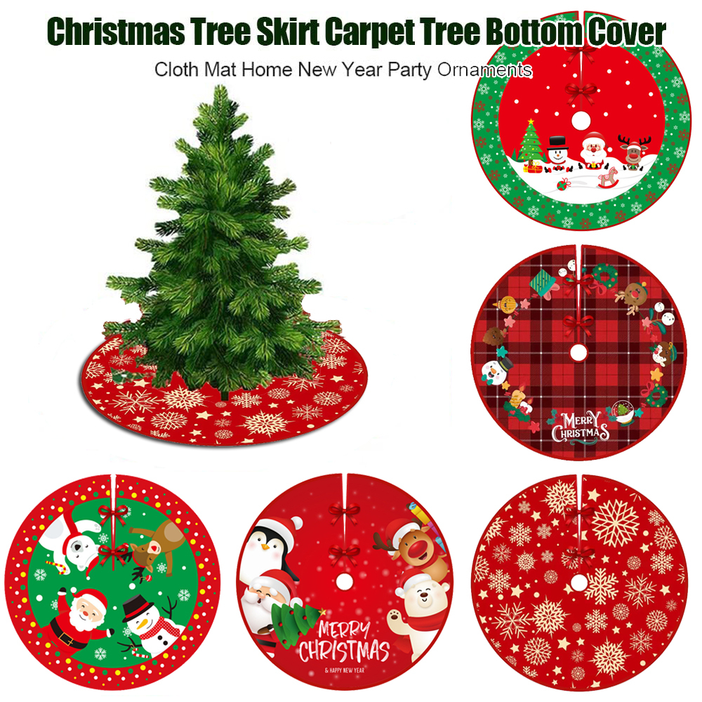 36inch Christmas Tree Skirt Big Christmas Tree Cover Decoration for ...