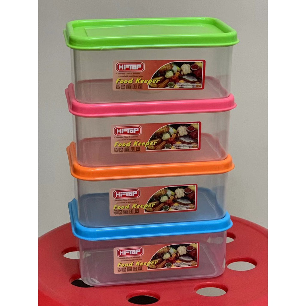 136 HITOP FOOD KEEPER 500ML 4PCS/SET (Assorted) | Shopee Philippines