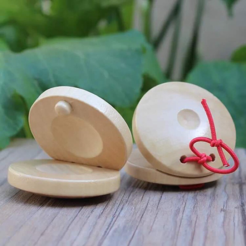 Wooden Castanets musical toy for kids | Shopee Philippines