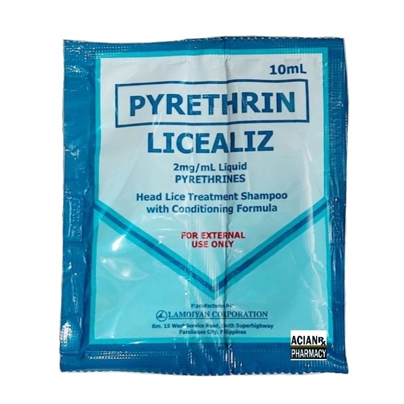 LICEALIZ shampoo - pang kuto 10ml sachet | Shopee Philippines
