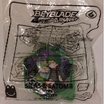 2020 Mcdonald's Happy Meal Beyblade Burst Silas & Satomb Collectible ...